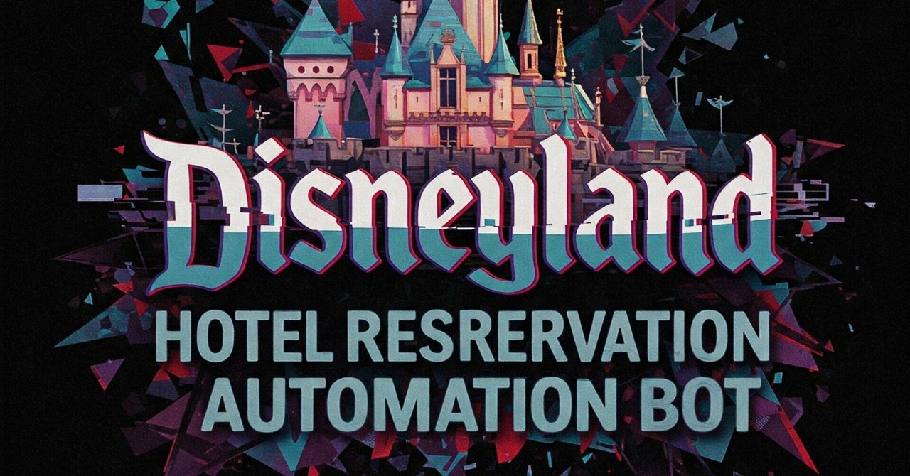 「ディズニーランドホテル予約自動化BOT」の高度な機能に関するコード例｜TWLV32