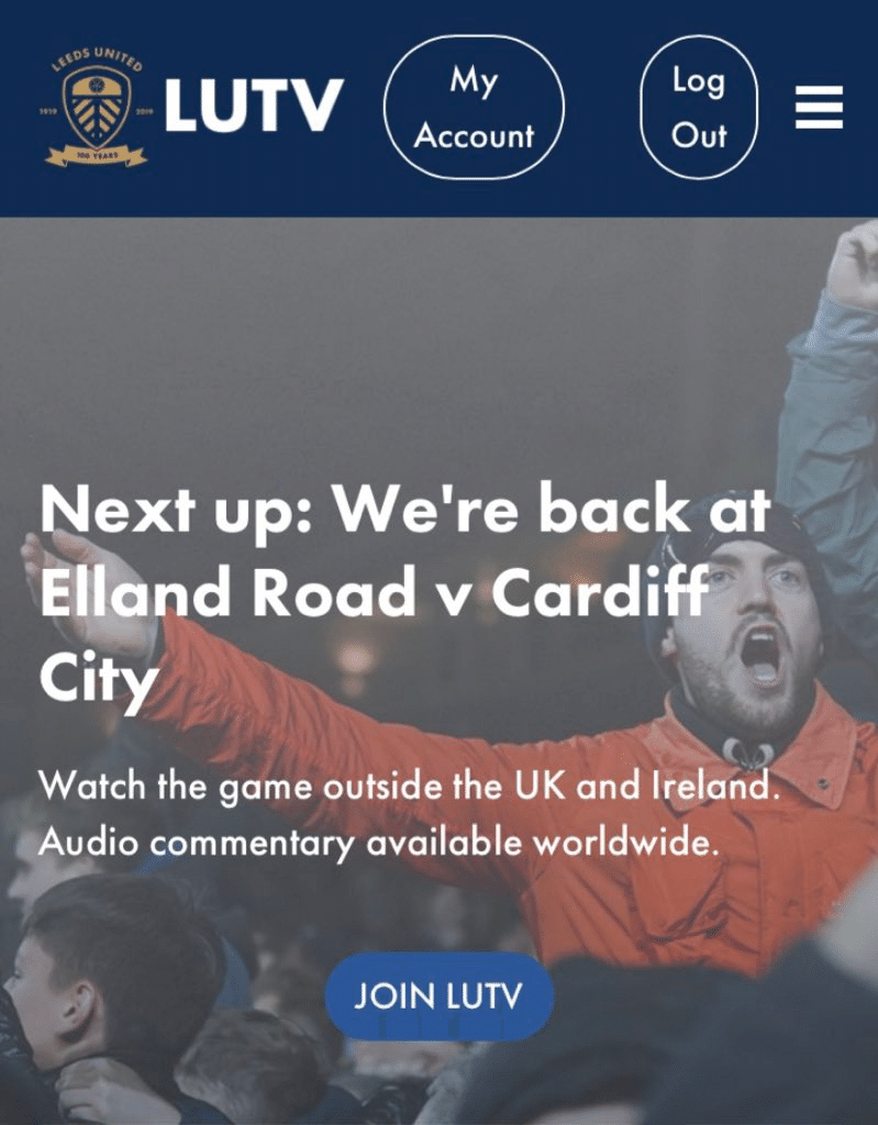 LUTVに加入しよう！リーズユナイテッドの試合を日本から見る方法｜LUSC JAPAN リーズユナイテッド日本公式サポーターズクラブ