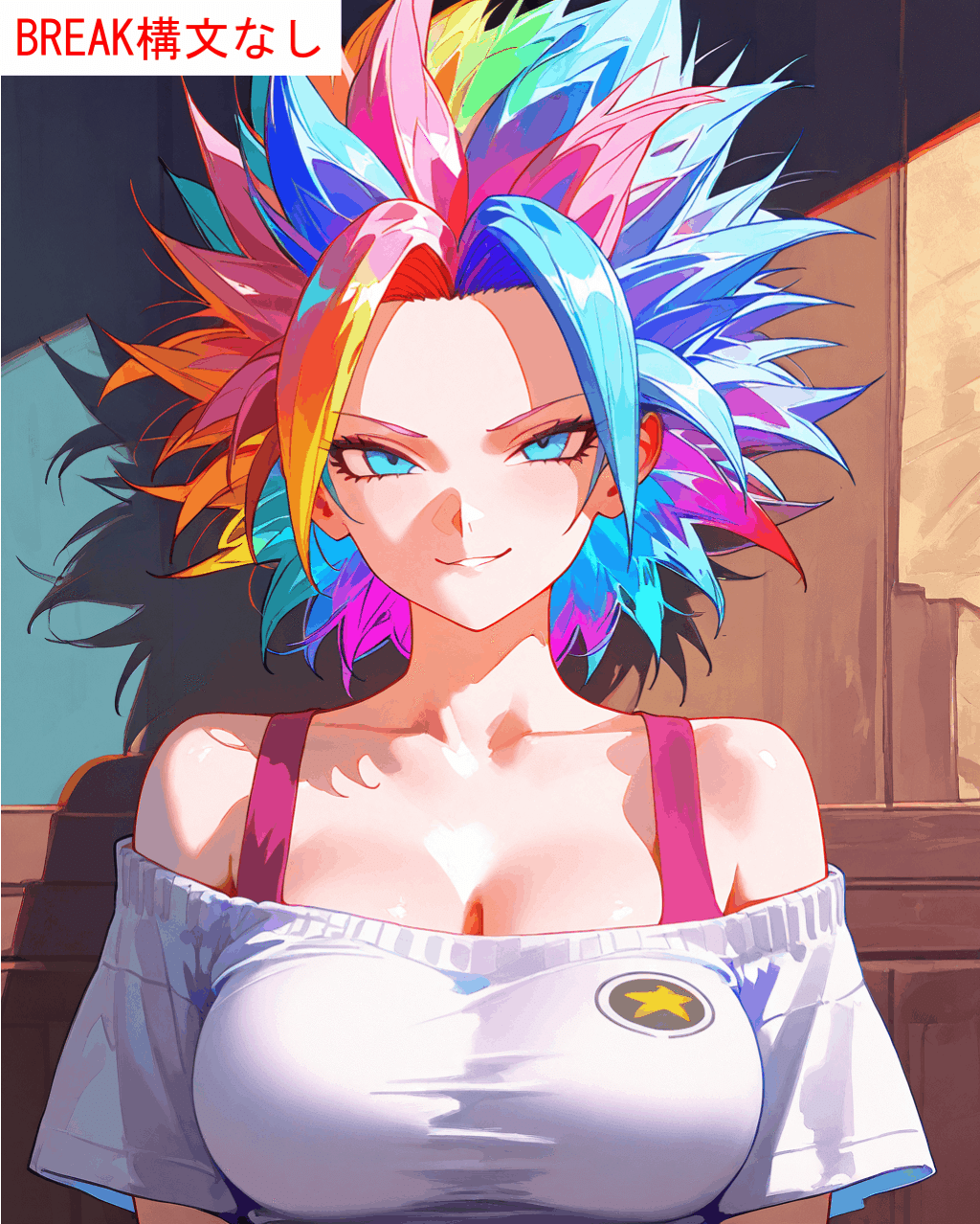 Stable diffusionのプロンプトに使えるBREAK構文の意味とオススメの使い方｜nobin@コーヒーを飲みながら紳士向けを作る人