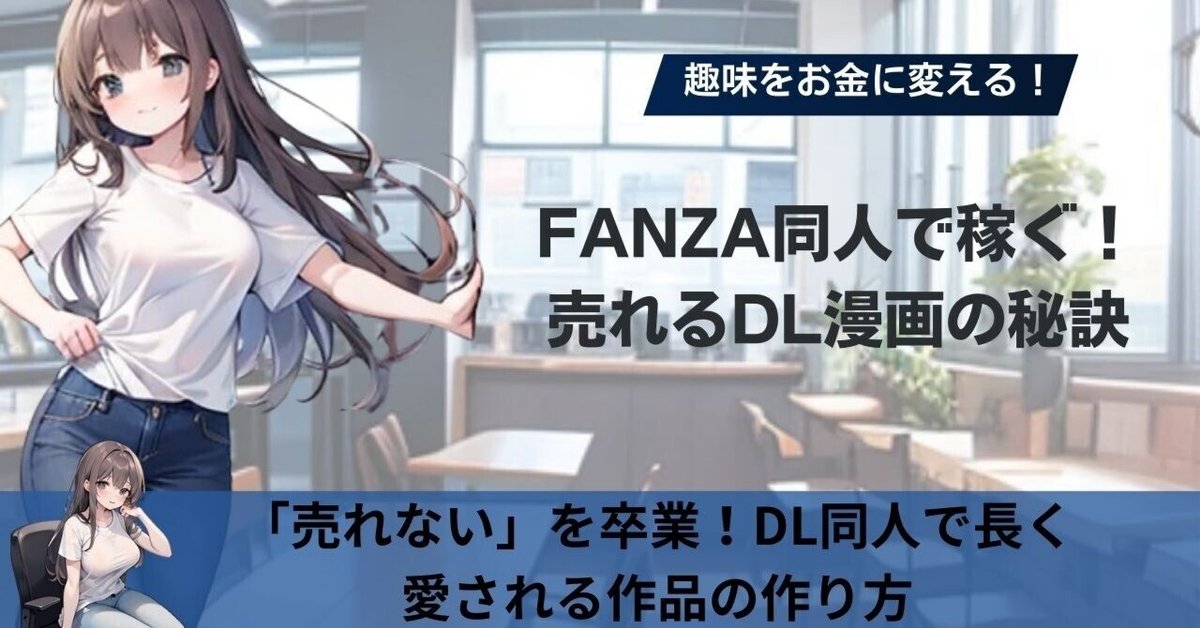 FANZA同人で稼ぐ！売れるDL漫画の秘訣｜NAWOMIDOUてぐ