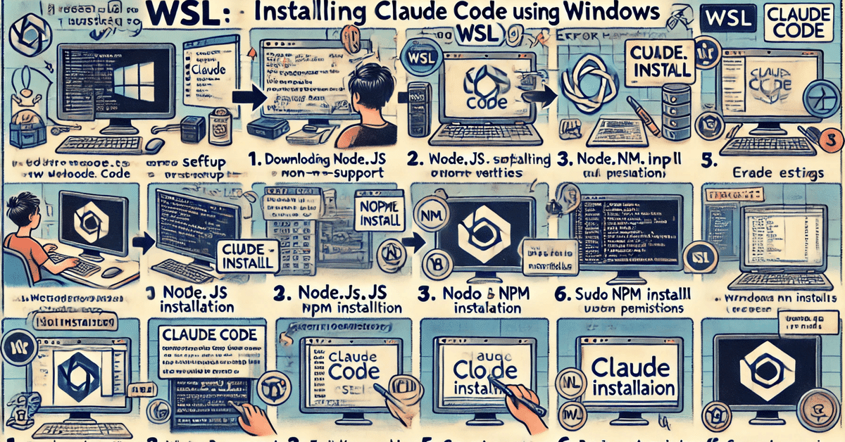 WindowsでClaude Codeをインストールする方法: WSLを活用したアプローチ｜yamataka@個人開発で生活する