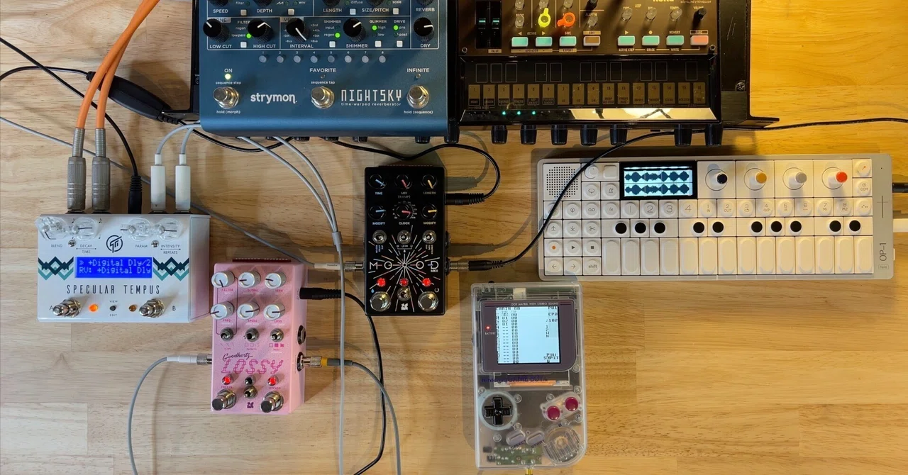 ゲームボーイ、OP-1 field、MOOD MK IIで曲を作る｜atnr