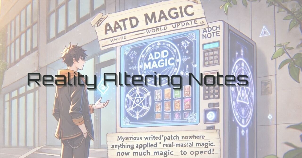 ｼｮｰﾄｼｮｰﾄ「現実改変パッチノート」｜TAKO｜世界一周タコヤキ