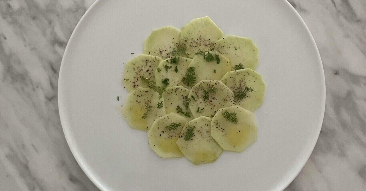 コールラビのカルパッチョ｜mon_petit_chef