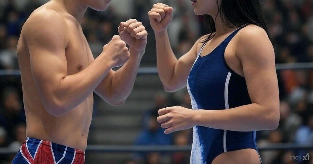 何故、女性とのプロレスごっこにハマったか。|競泳水着プロレス