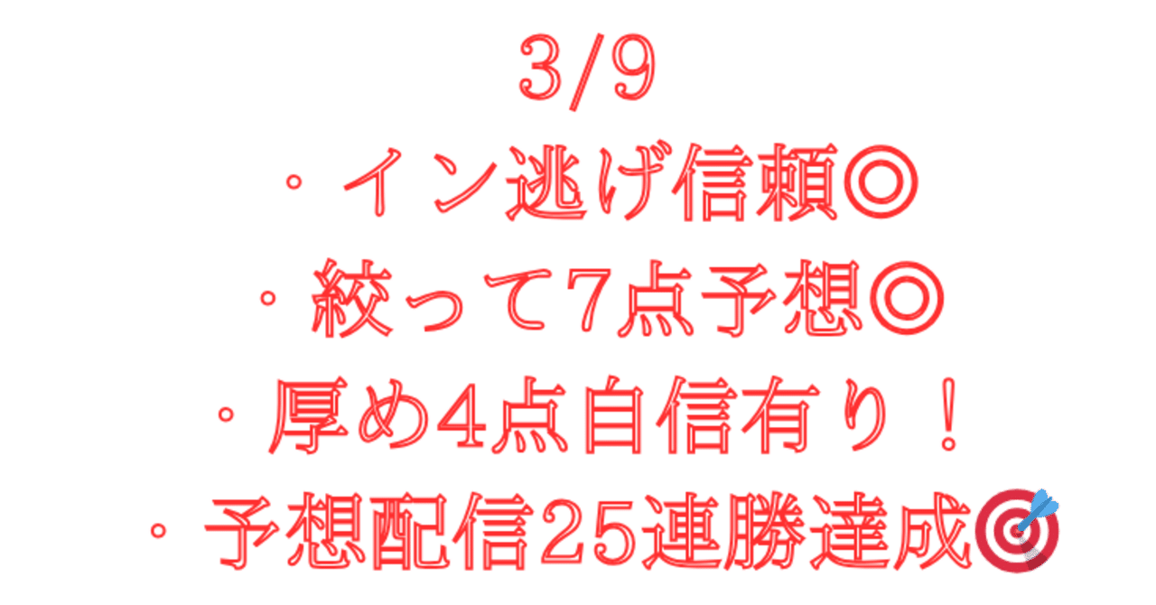3/9 -唐津10R 13:12-｜競艇予想屋-CRONOS-