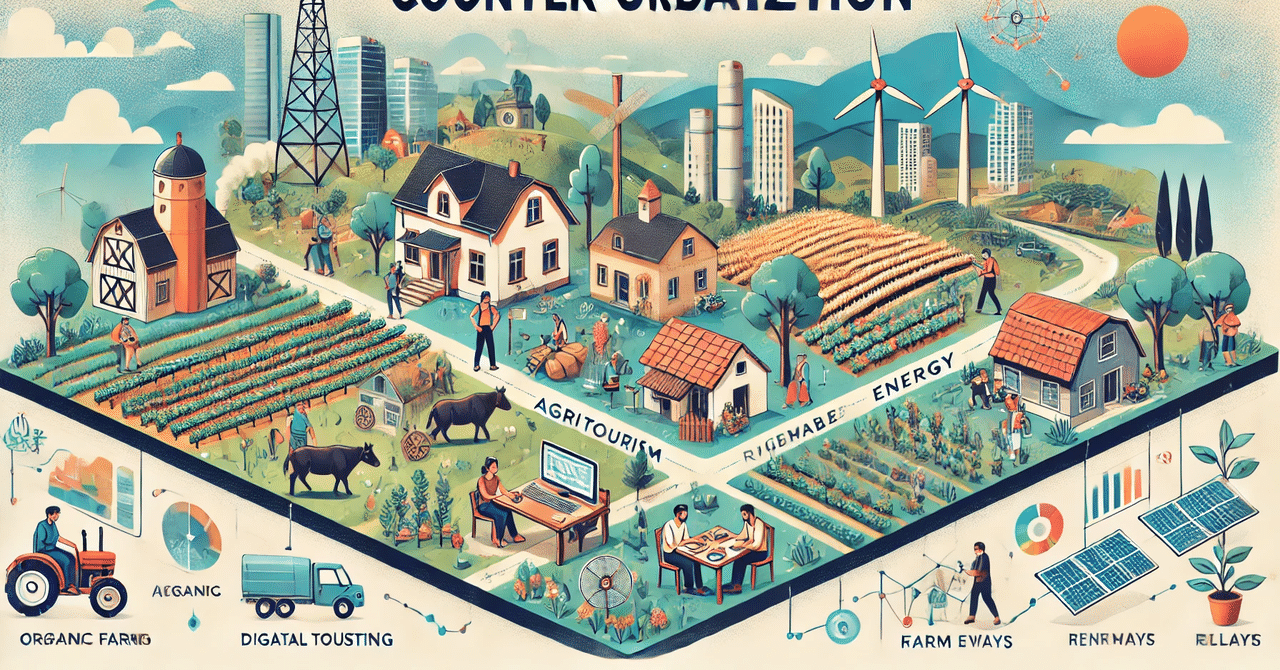 欧州のカウンターアーバニゼーション事例から能登の未来を考える｜一般社団法人Code for Noto