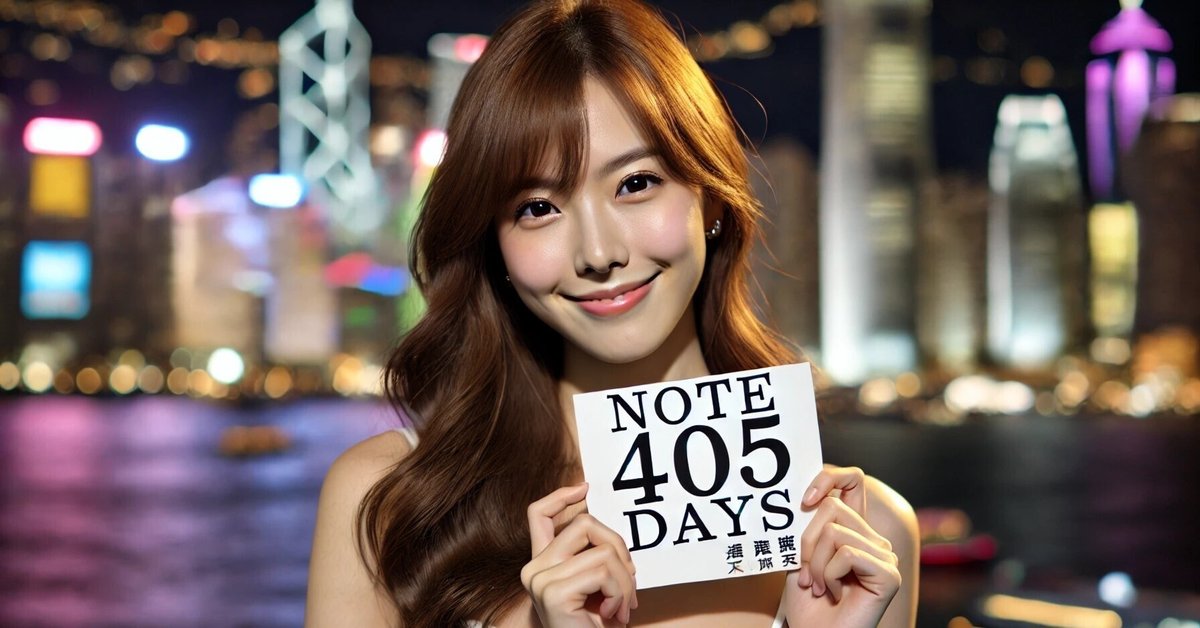 note 405日目 imageFXとAI美女 2｜四十肩