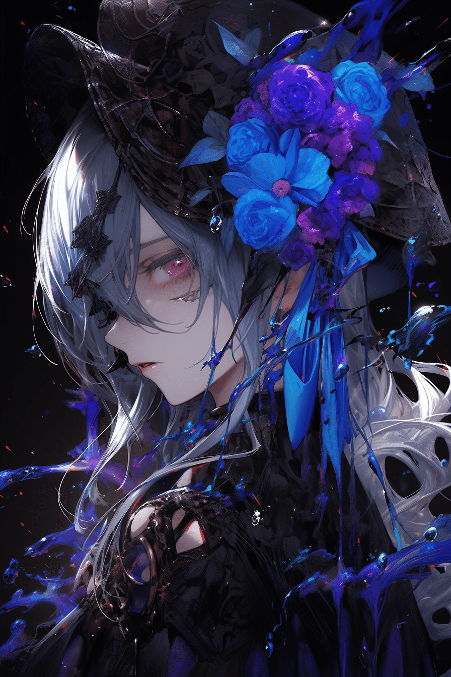 『ダークな女の子』 プロンプトはこちら https://note.com/rrr_note/n/n491f1b8207cb｜リョウヘイ