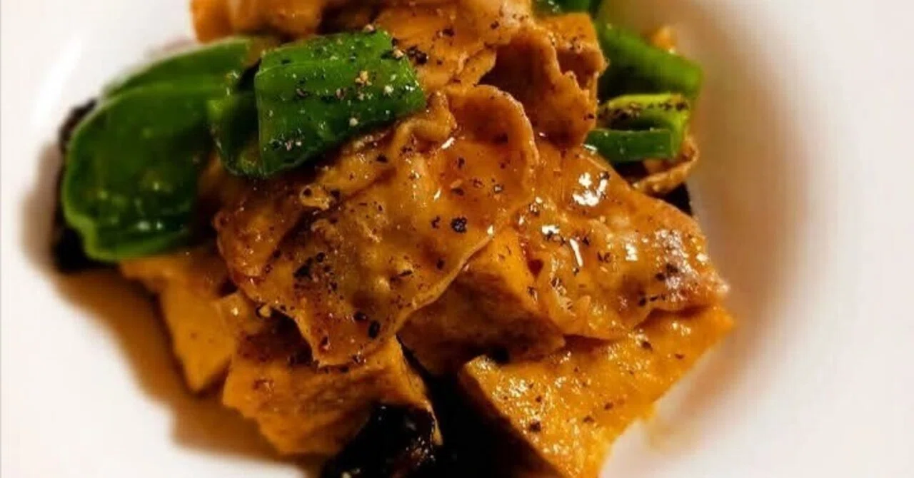 Jiā cháng dòu fu / 家常豆腐（厚揚げと豚バラのピリ辛炒め）｜k.matsubara7274