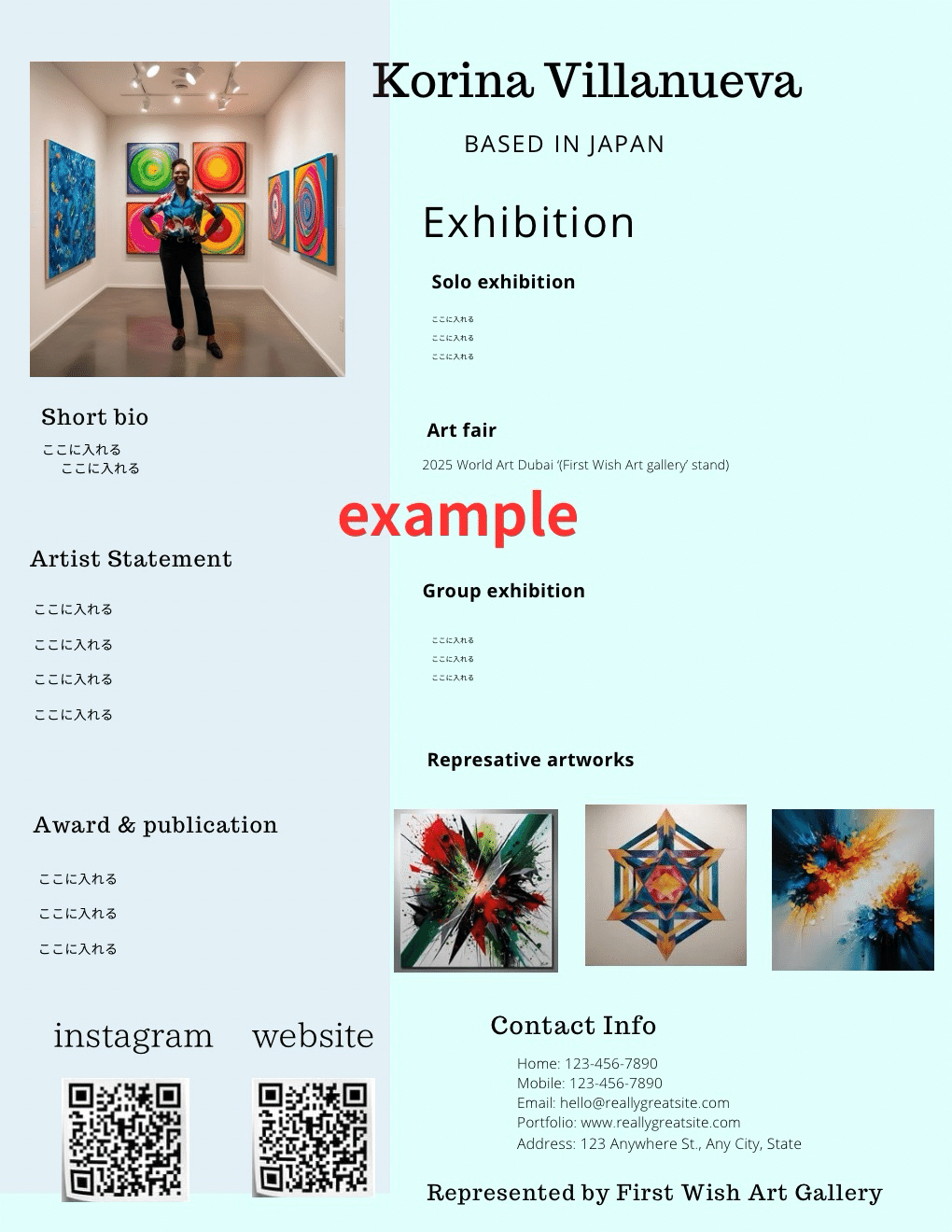 海外向け展示のポートフォリオの作成例について｜iroka_studio official site②