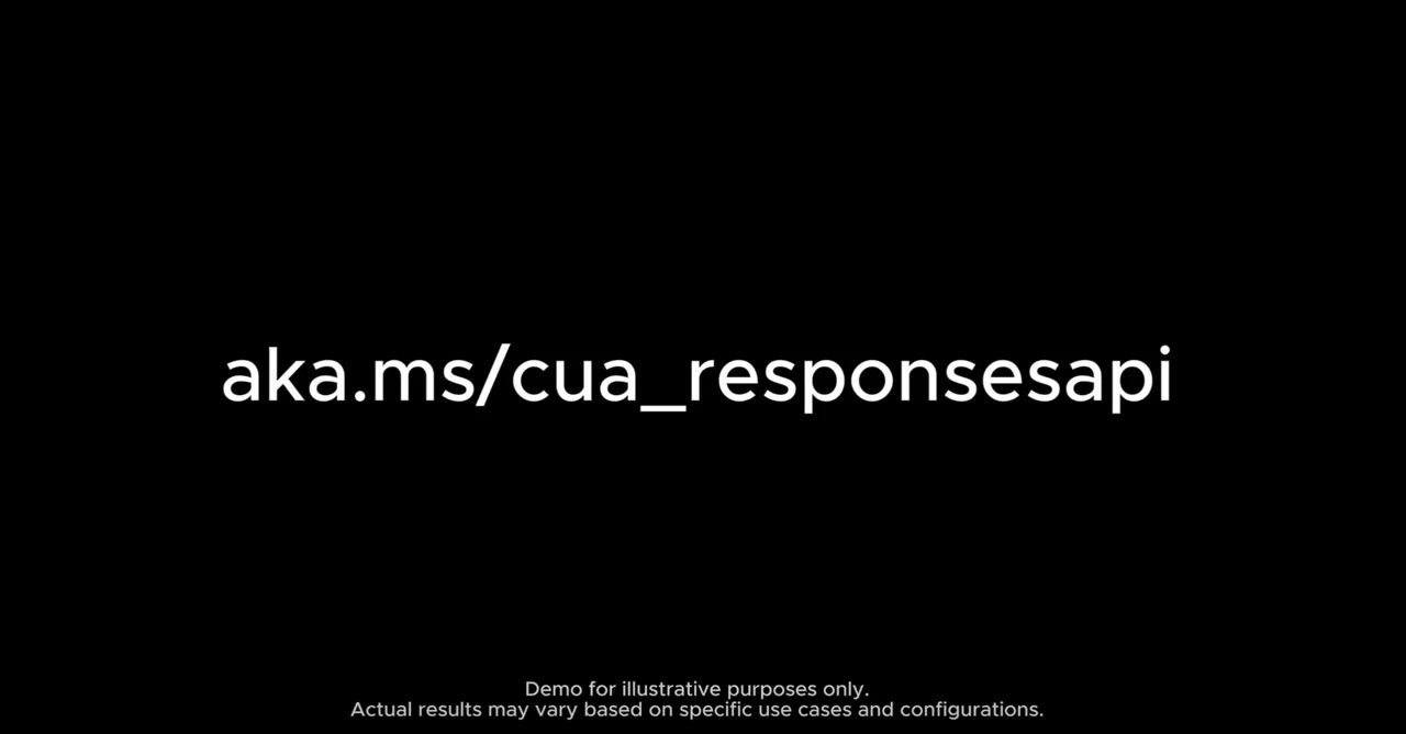 Announcing Responses API and Computer-Using Agent in Azure AI Foundry ...