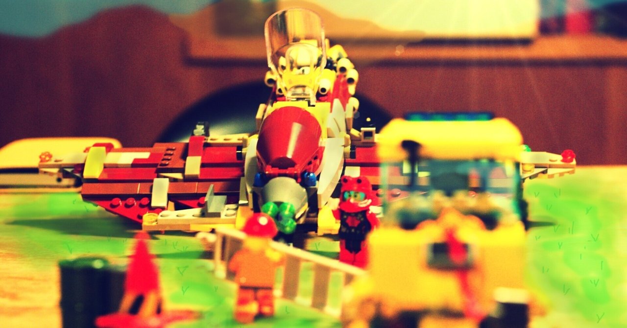 【LEGOで創作と天然石】 磨き石と妄想ガンシップ🛩️｜saku39