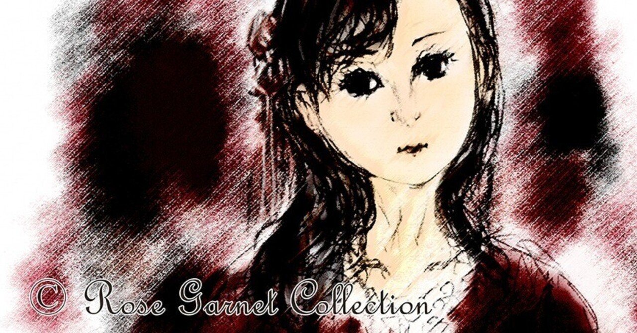 練習：my illustration｜Rose Garnet