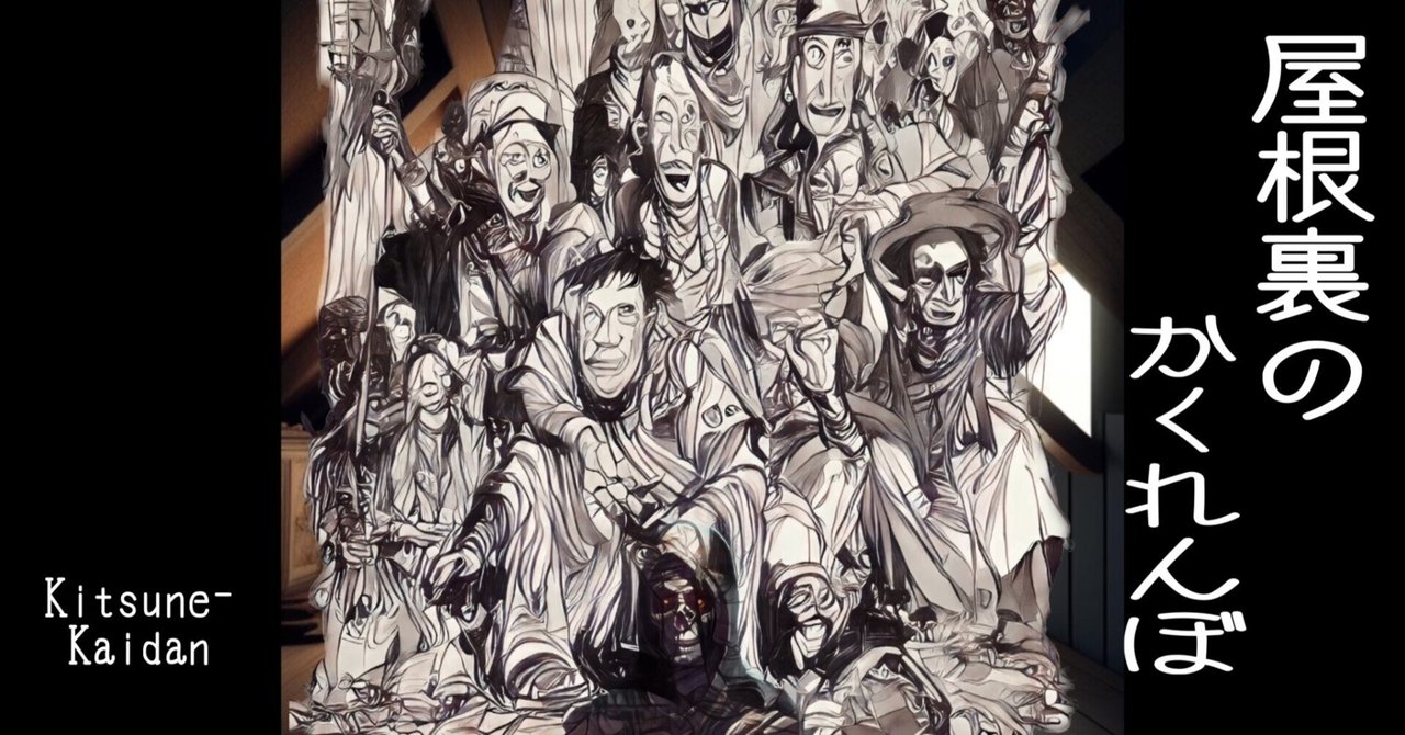 「屋根裏のかくれんぼ」 実話怪談 その2（完）｜Kitsune-Kaidan (狐怪談）