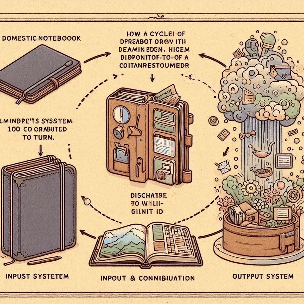 🔍夢リスト100の項目を「インプット系」と「アウトプット系」に分類する実験中。バランス良く配分することで成長と貢献のサイクルが回り始めた♻️ #トラベラーズノート #A4三つ折り #手帳ライフ ...