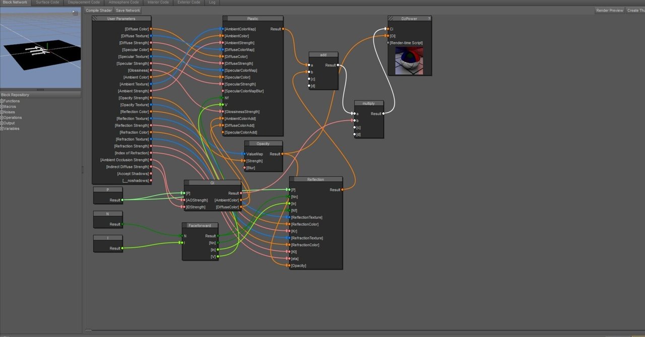 Dazstudioにもあったノードで接続する機能｜FeoSat
