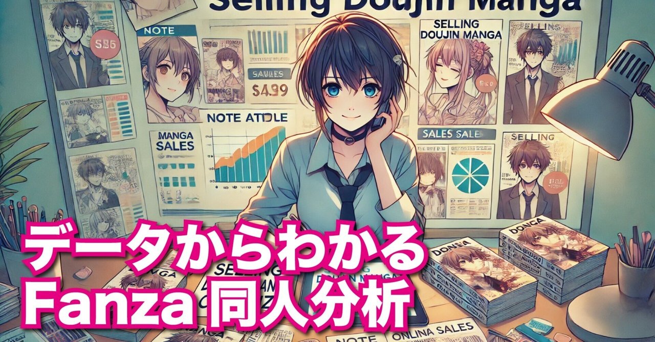 価格・ページ数・キャンペーンの最適解！FANZA同人漫画販売をデータ分析で導く成功ロードマップ｜空彩キリ