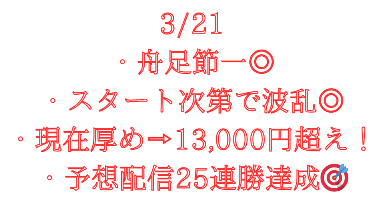 3/21 -唐津9R 12:38-｜競艇予想屋-CRONOS-