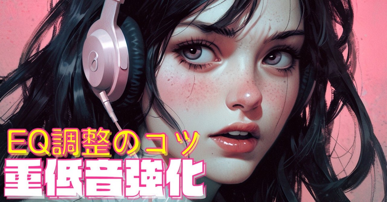 重低音強化 EQ調整のコツ【DTM】｜アノニマスDTM編集部