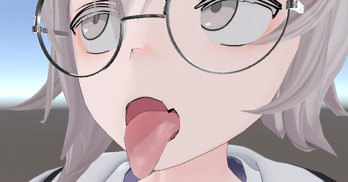 【VRChat】 舌👅のPhysBoneを設定する（サンプル: ヘルベチカちゃん）｜GesonAnko