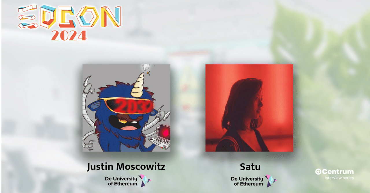 【インタビュー前編】EDCON 2024／UETHにとって、渋谷web3ハブ「Centrum」とは？｜Centrum