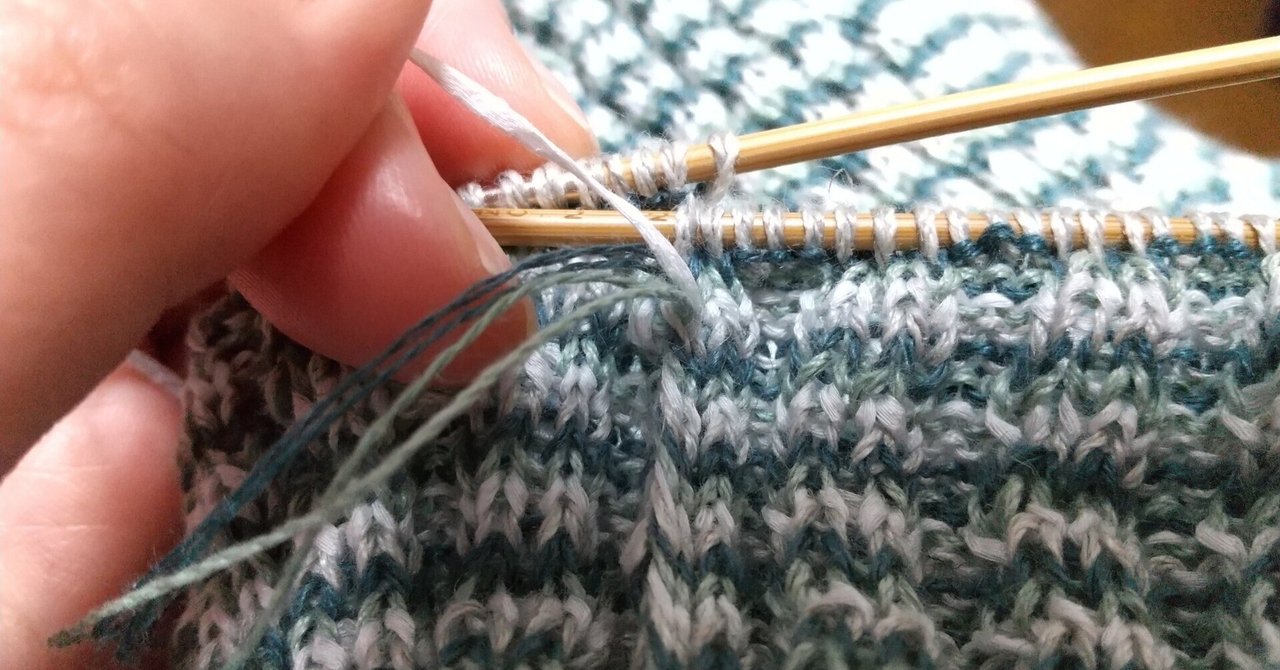 毛糸だま「ISAGERの世界」棒針4本トップダウンニット｜手仕事｜Ise-roku☆こどもの日本語教材について考える