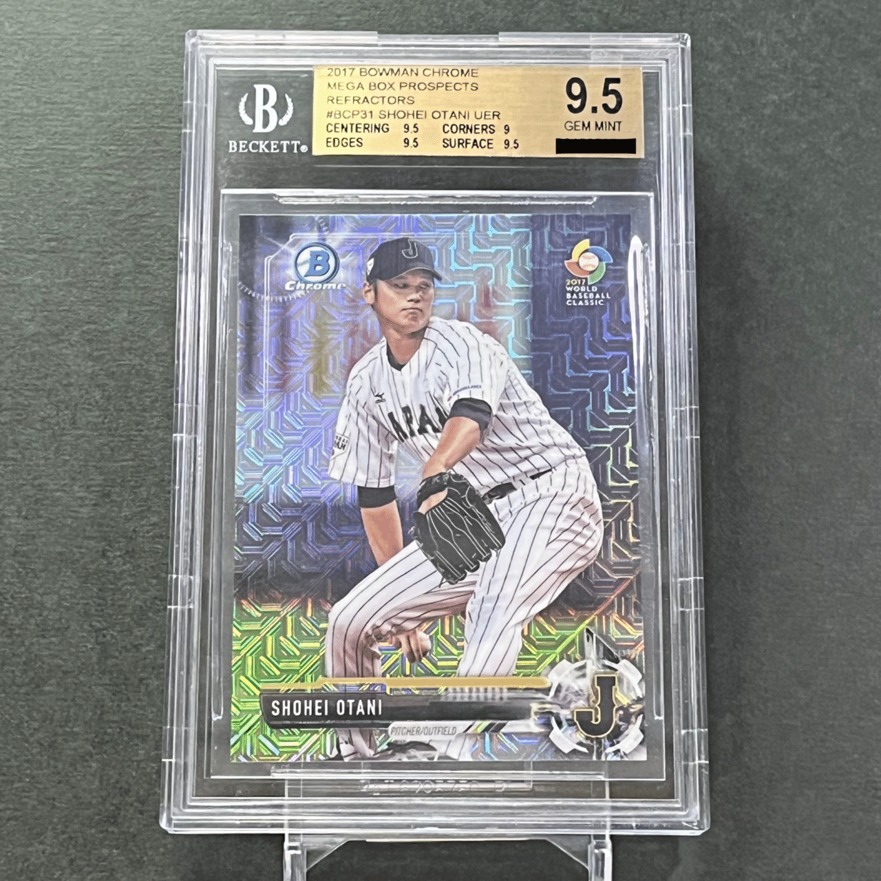 2017 TOPPS BOWMAN Chrome MEGA BOX PROSPECTS REFRACTORS #BCP31 Shohei Otani｜NBCMSHOP