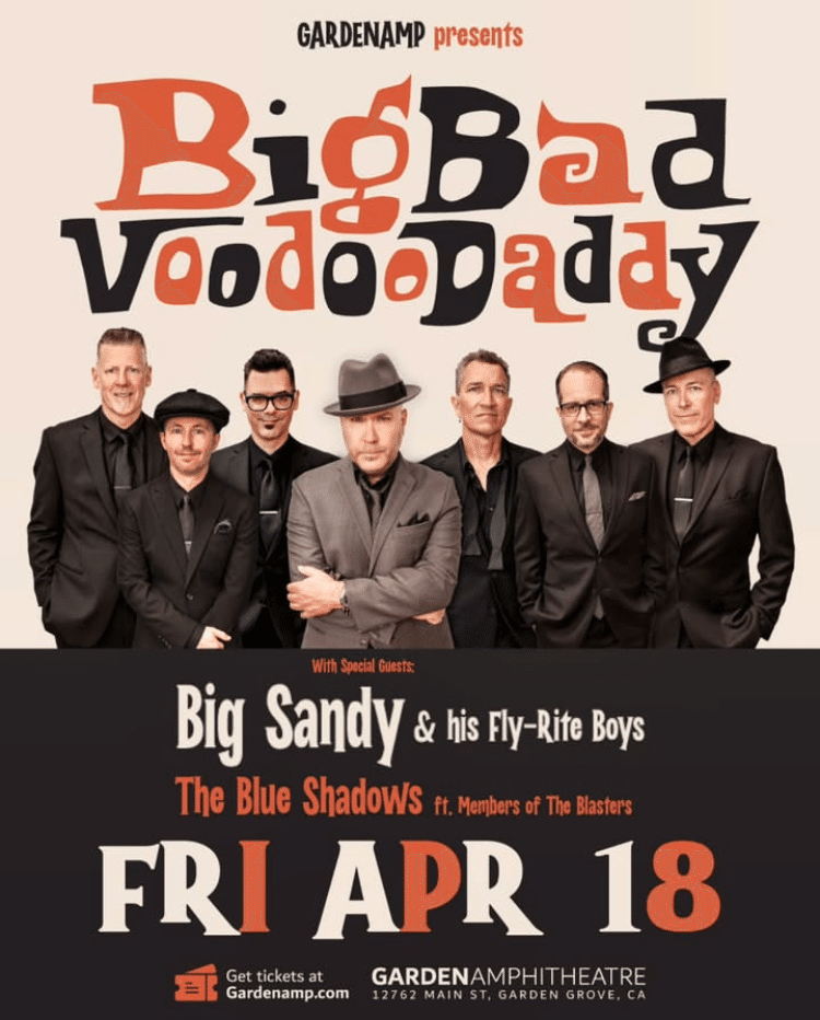 4/18のBBVDのライブはBig Sandyも出演。Blue Shadowsも気になりますね。｜Tetsuya Suganuma / ロカビリー評論家