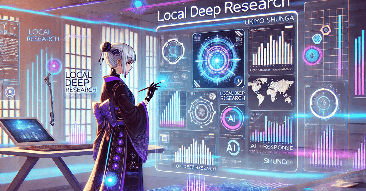 調査革命：Local Deep Research徹底活用法｜MASAKING