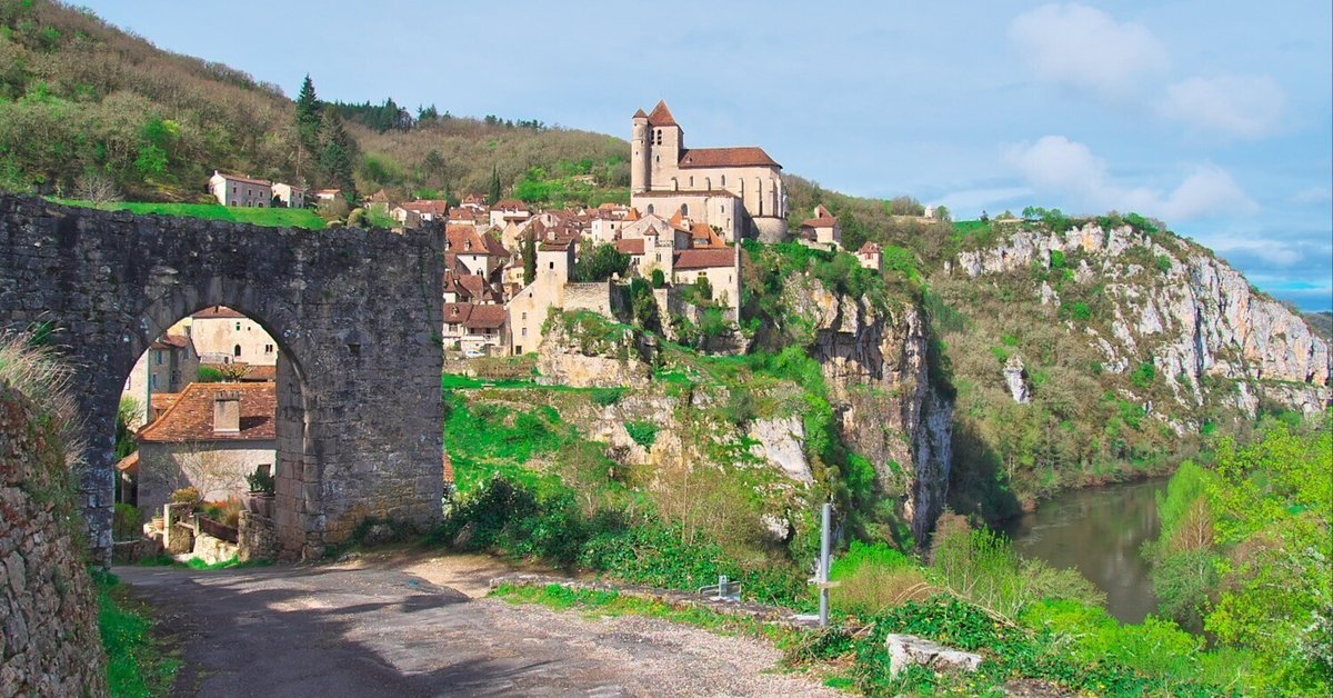 フランス巡礼 ルピュイの道 Chemin de Le Puy 13日目 Cajarc → Saint-Cirq-Lapopie → ...