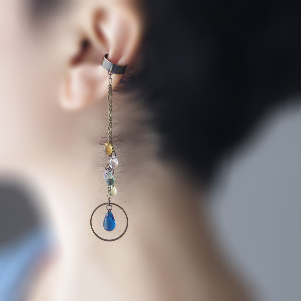 【復活販売/ 2025.3.27.】 かたっぽイヤーカフ「いろきらり」 | nuta design https://nutadesign ...