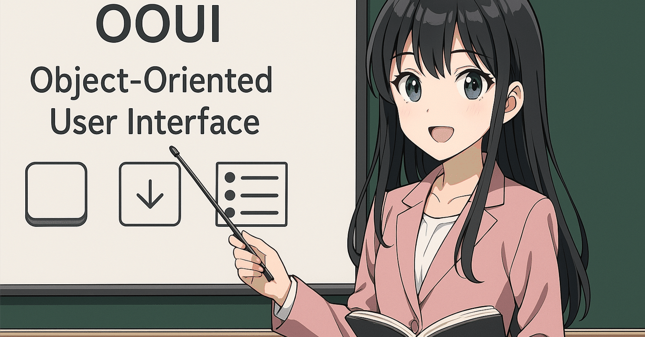 OOUI (オブジェクト指向UI)デザインと仲良くなる！2 2025年03月14日｜松崎 希 │ 隣り合わせの灰と青春
