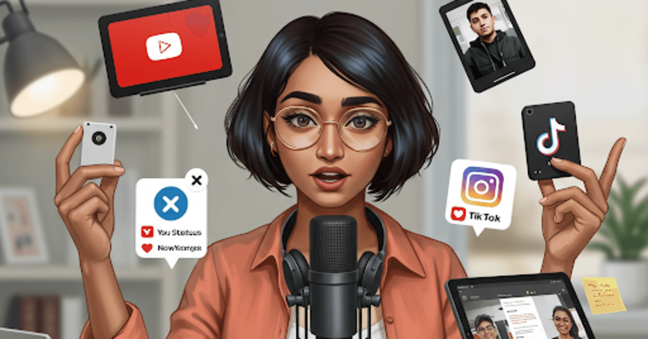 1か月TikTok、Instagram、YouTube、X、noteのSNS運用した結果｜ニシ@SES会社経営者