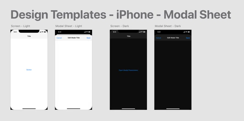 iOS画面遷移 modal sheet まとめ｜y_hiranai