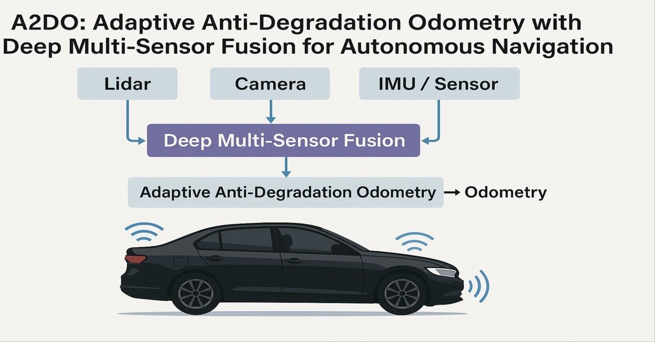 【論文要約:自動運転関連】A2DO: Adaptive Anti-Degradation Odometry with Deep Multi-Sensor Fusion for ...