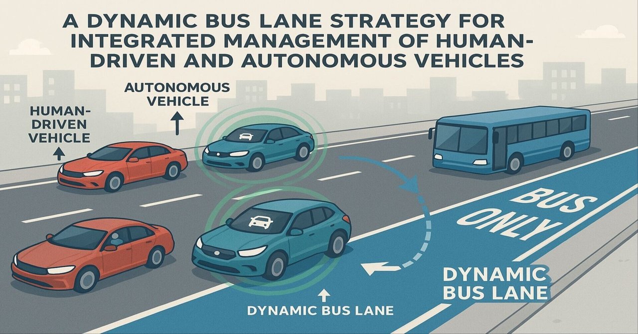 【論文要約:自動運転関連】A Dynamic Bus Lane Strategy for Integrated Management of ...