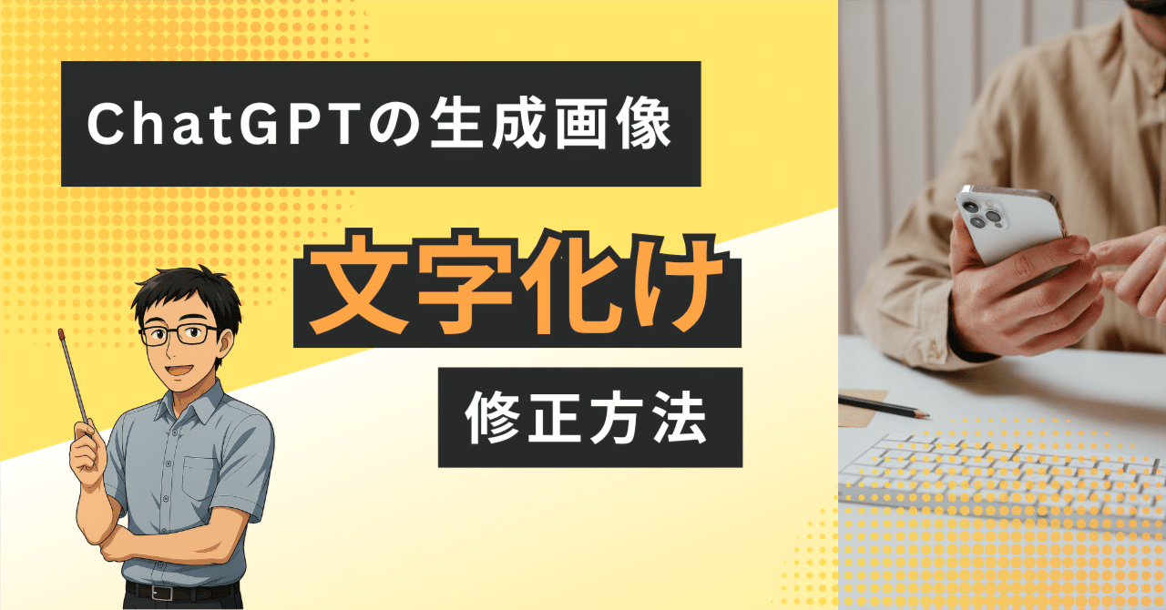 Chat GPTで作った画像が文字化けしたときの対処法を紹介！｜ぽん@継続力だけで法人化｜note100日更新挑戦中