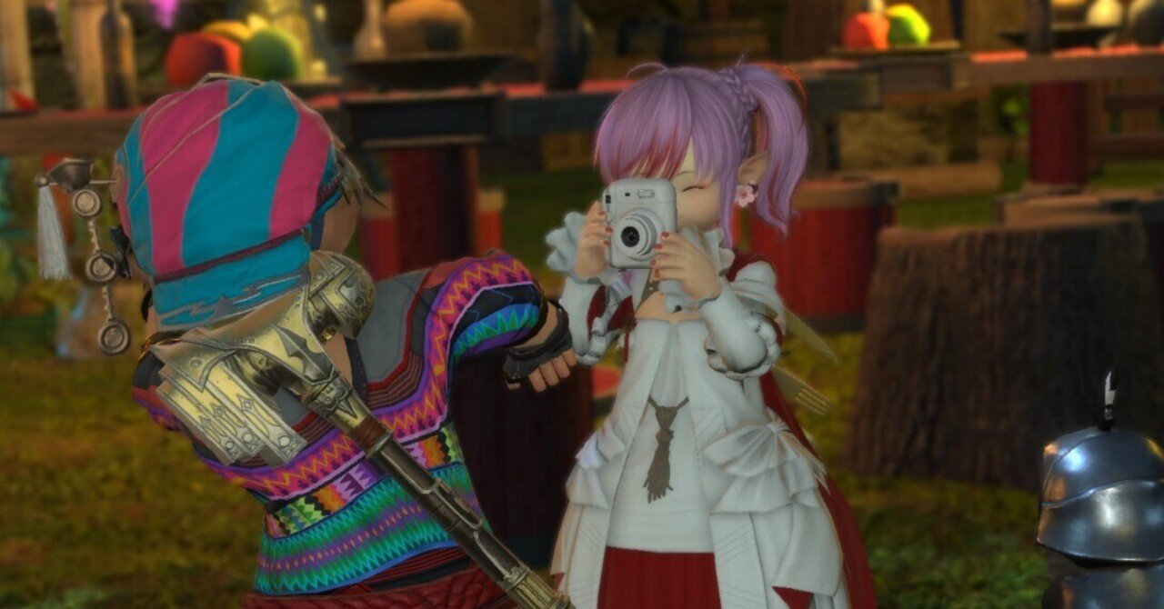 FF14 4コマ「写真（2）」｜Marukoge_Note