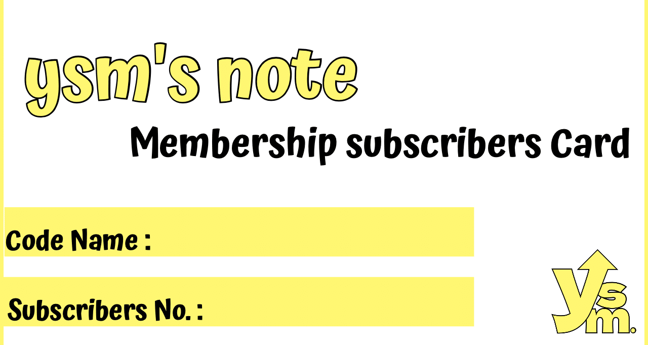 ysm.応援プロジェクト｜ysm's note