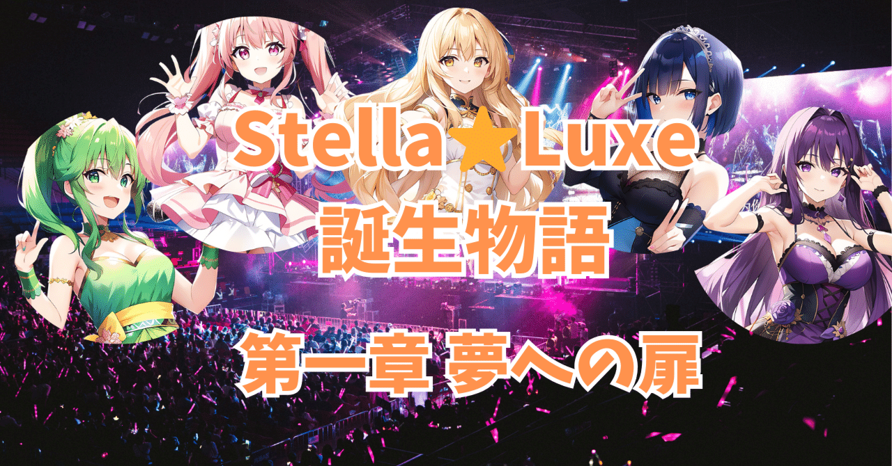 Stella☆Luxe 誕生物語（第一章 夢への扉）｜Stella☆Luxe（ステラ・リュクス）