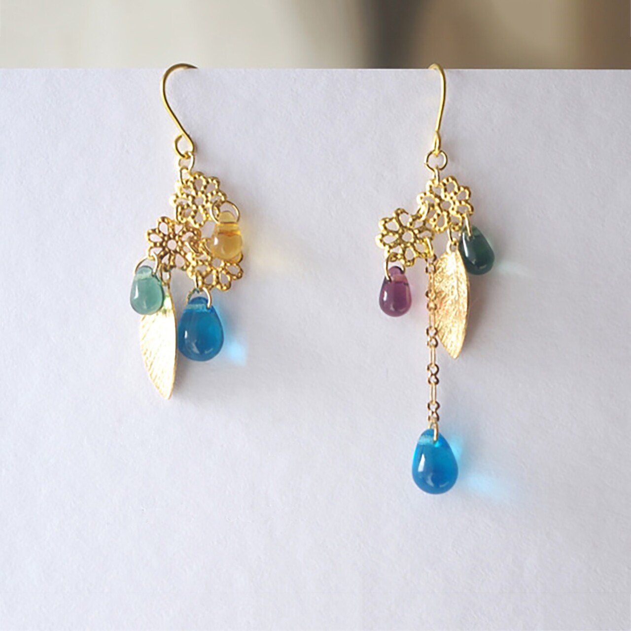 【復活販売/ 2025.4.1.】 ピアス「紗ら薫」 | nuta design https://nutadesign.thebase.in ...