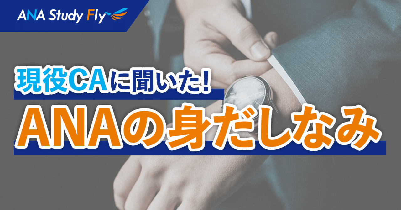 現役CAに聞いた！ANAの「身だしなみ」｜ANA Study Fly【公式】