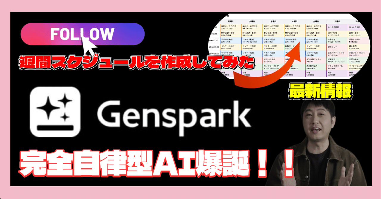 Gensparkの新機能スーパーエージェントが凄すぎた？！[2025年4月2日発表]｜AIホリック(依存)みーちゃん