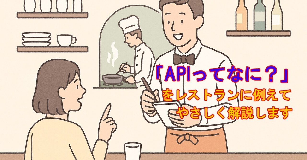 APIって結局なんなの？図を使わずに言葉だけで解説してみた｜melonmask