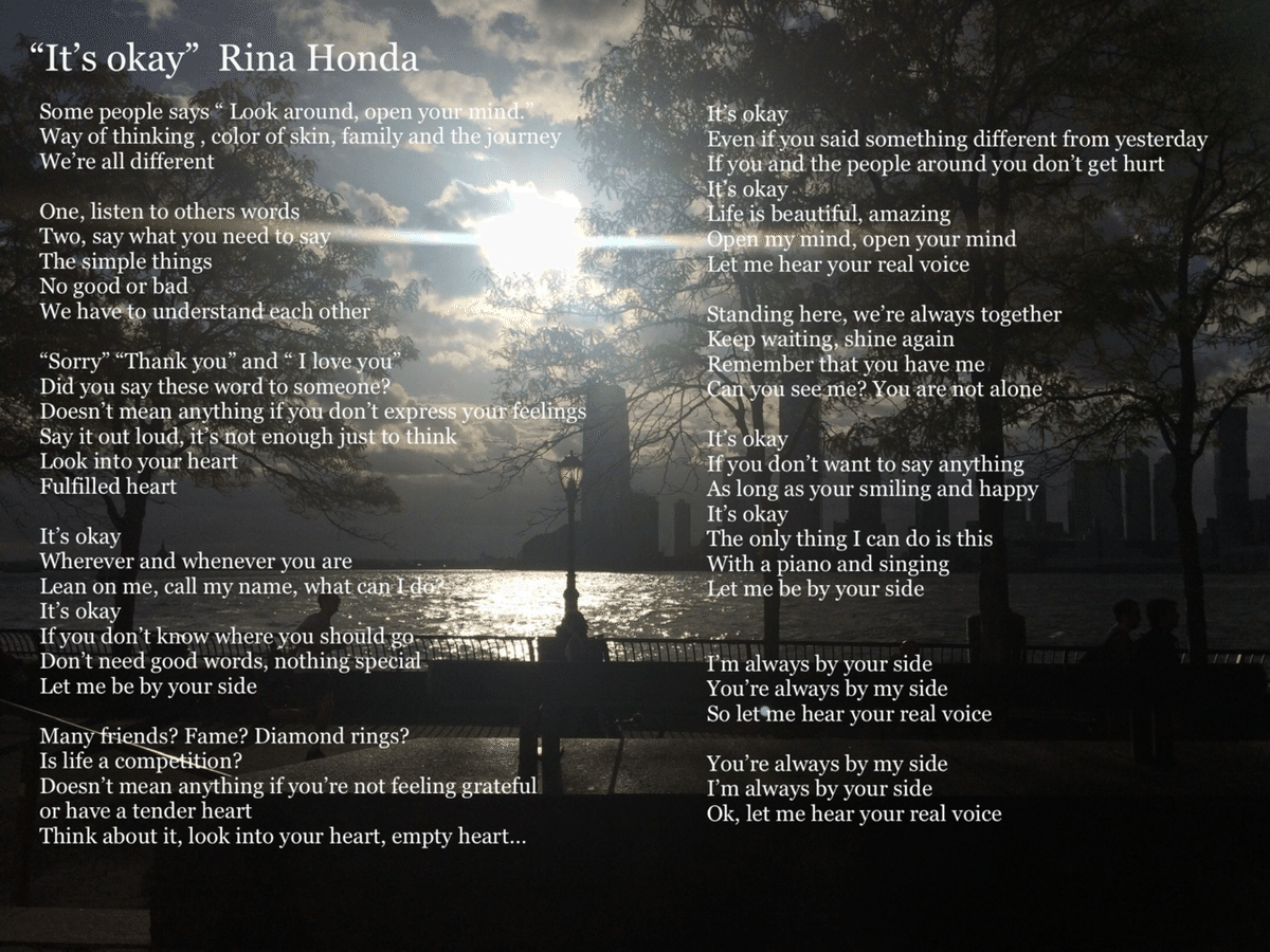It's okay｜Rina Honda