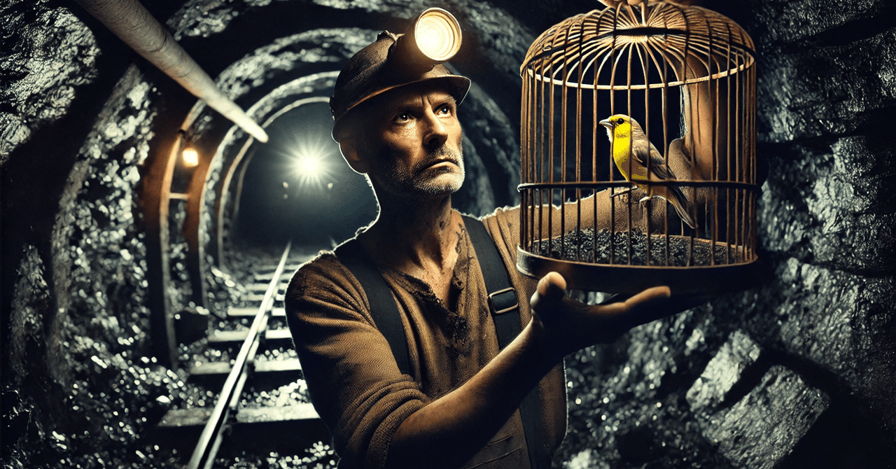 Canaries in a coal mine ｜るな