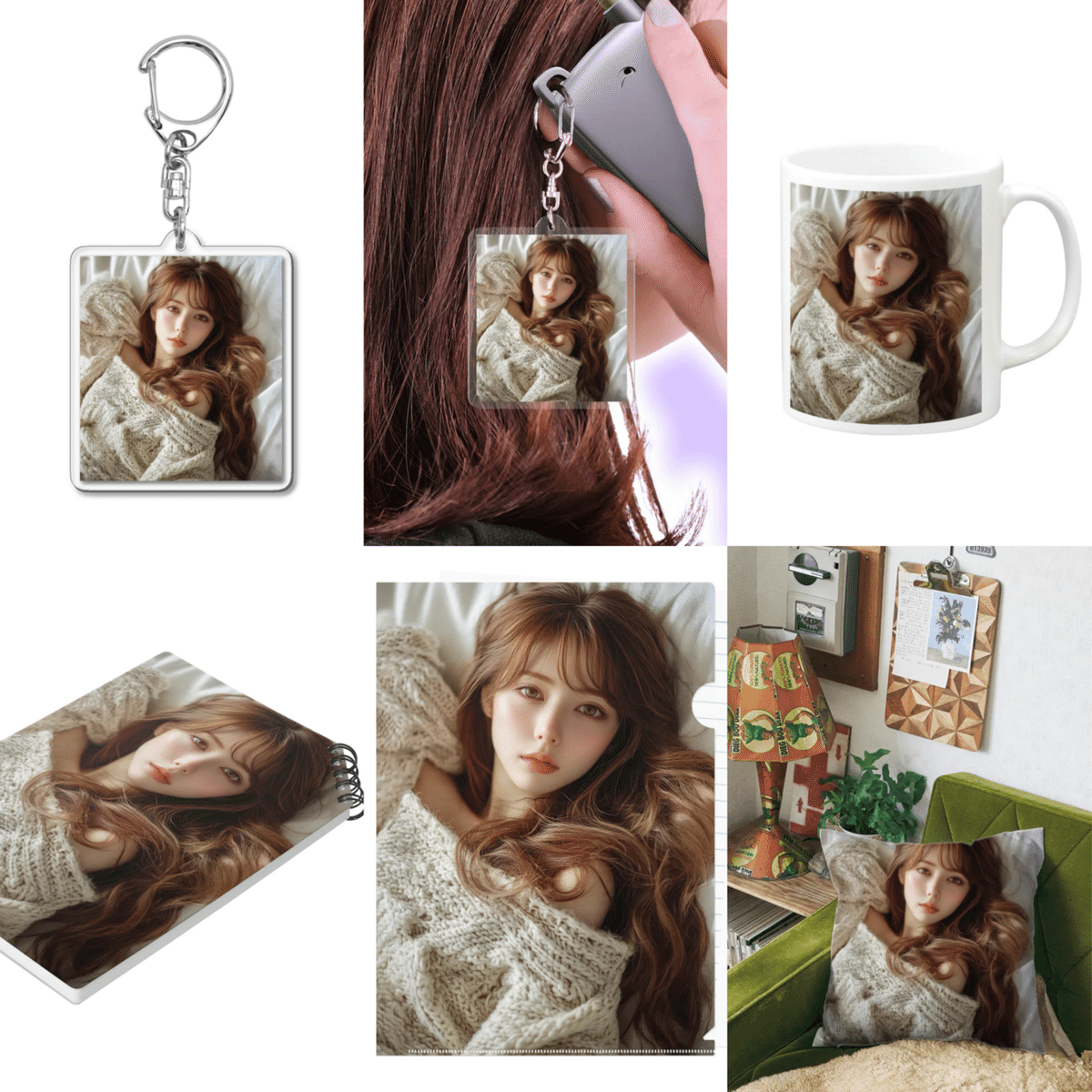 AI美女グッズ販売開始！｜TOMOYA