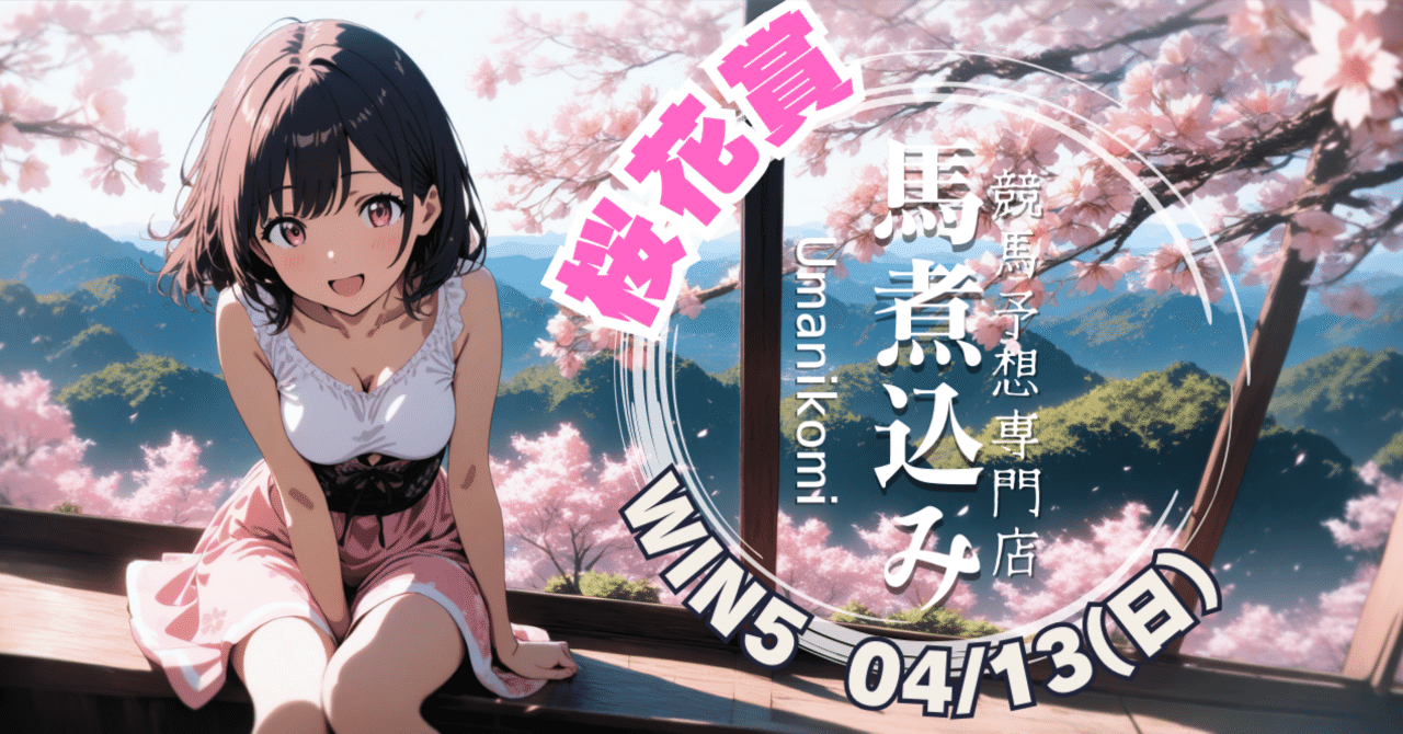 04/13(日) 無料WIN5予想(1)桜花賞｜umanikomi
