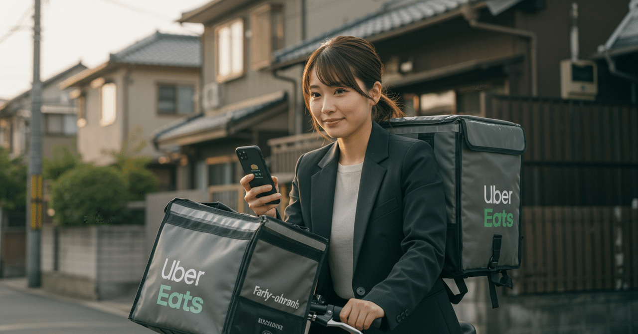 【リアル体験談】主婦がUber Eats配達で月5万円稼ぐまでの全記録｜悪魔工房